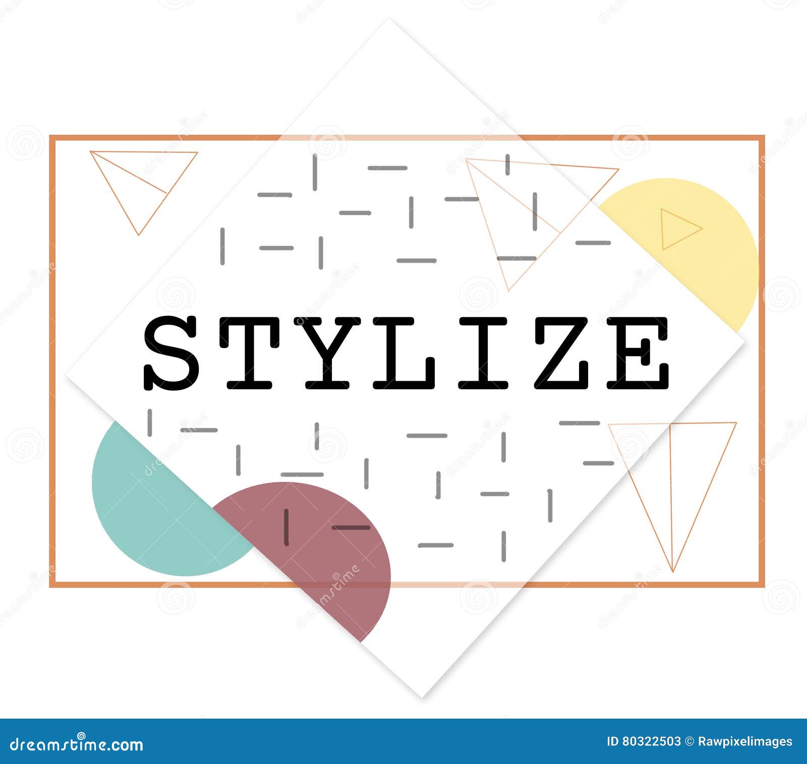 Stylize Class Design Elegant Hipster Trends Concept Stock Illustration ...