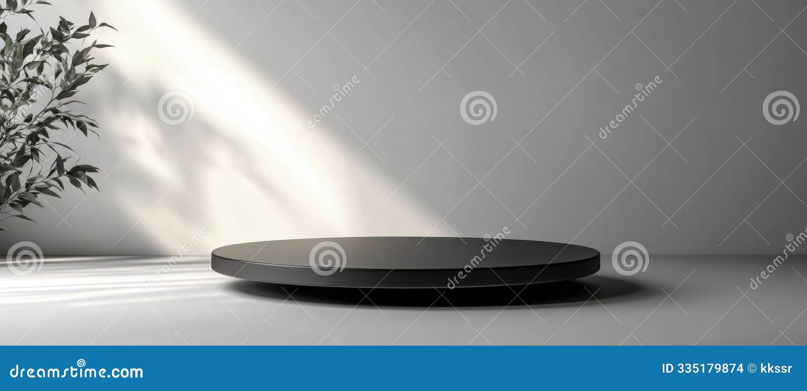 Stylize Product Placement Backdrop, A Blank Mockup Podium With Neutral ...