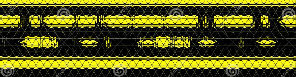 Stylized Aircraft Engine with Propeller Propulsion Repeating Triangular ...