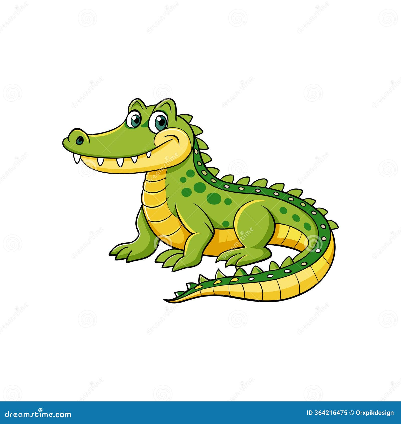 Stylized Alligator Gar Illustration For Coloring | CartoonDealer.com ...