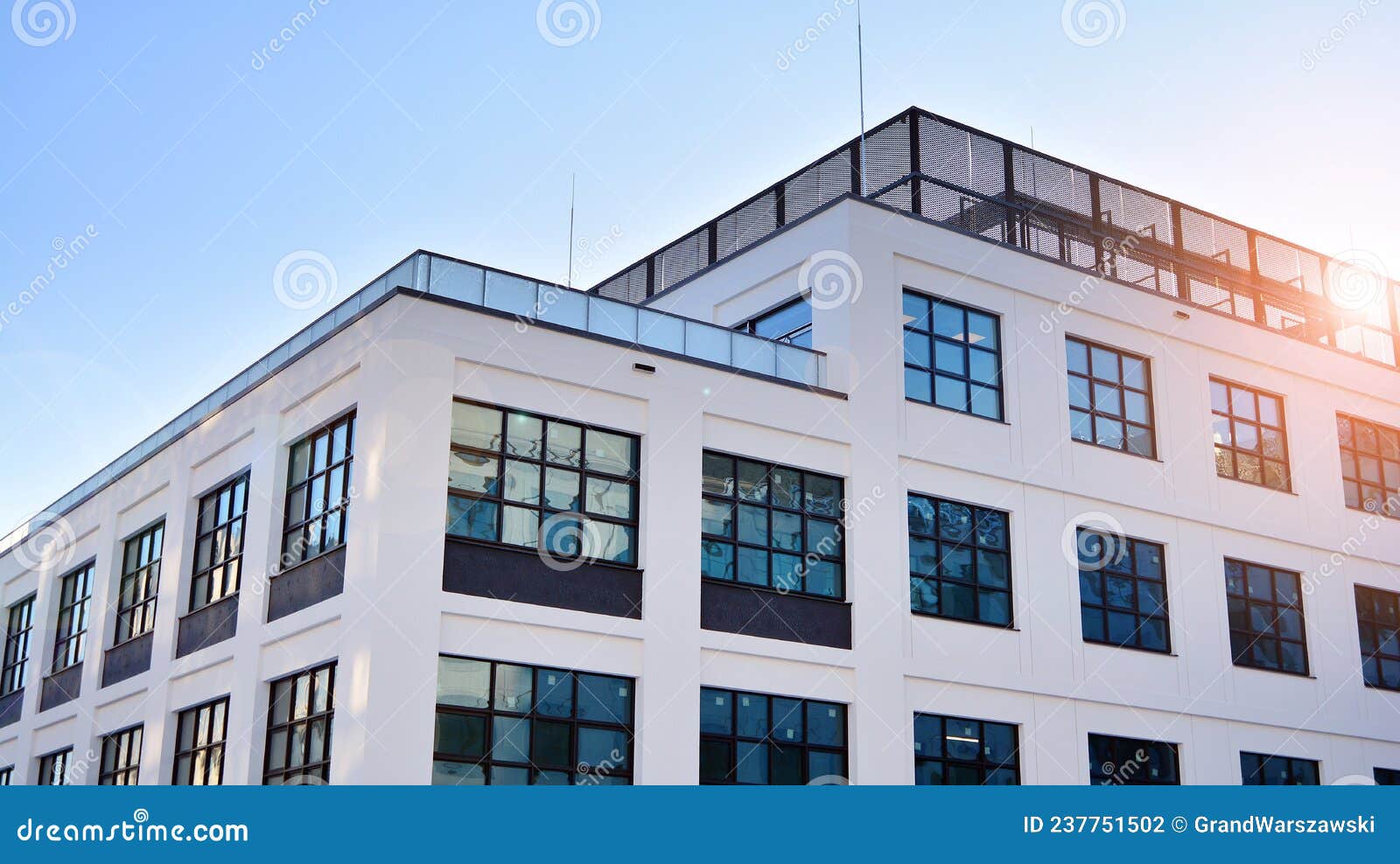Office Building with Modern Corporate Architecture. Stock Photo - Image ...