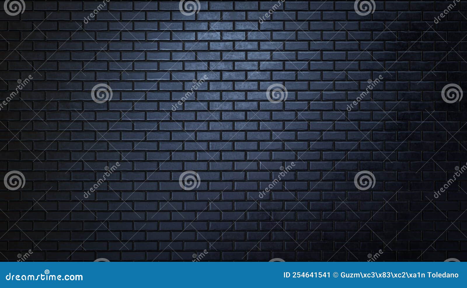 Stylized Black Brick Wall Texture Stock Illustration - Illustration of ...