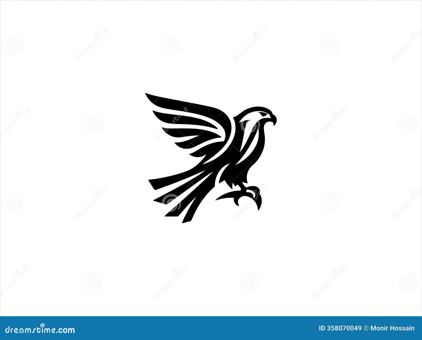 Falcon vector design stock illustration. Illustration of pattern ...