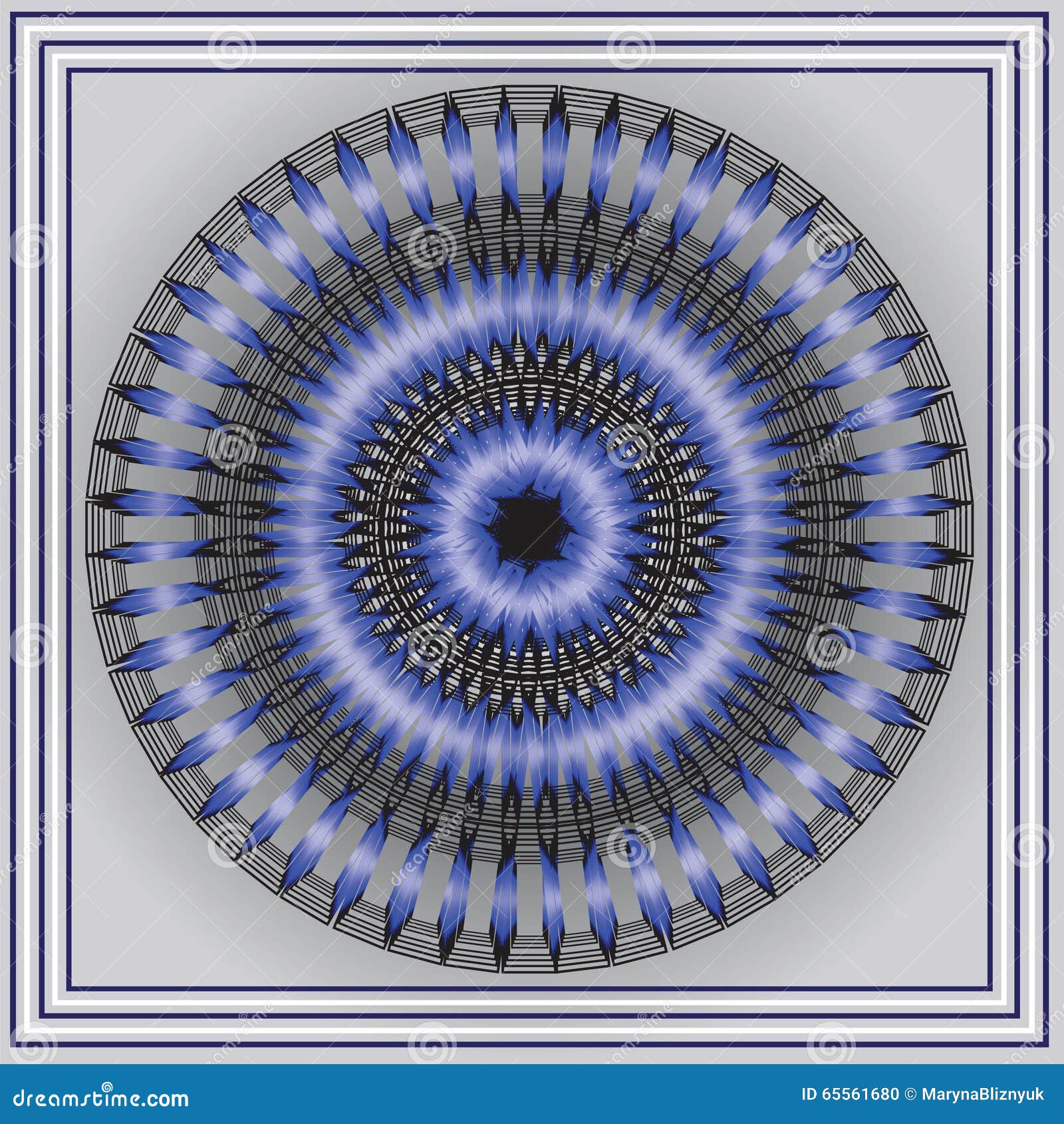 Stylized blue fire stock vector. Illustration of nature - 65561680