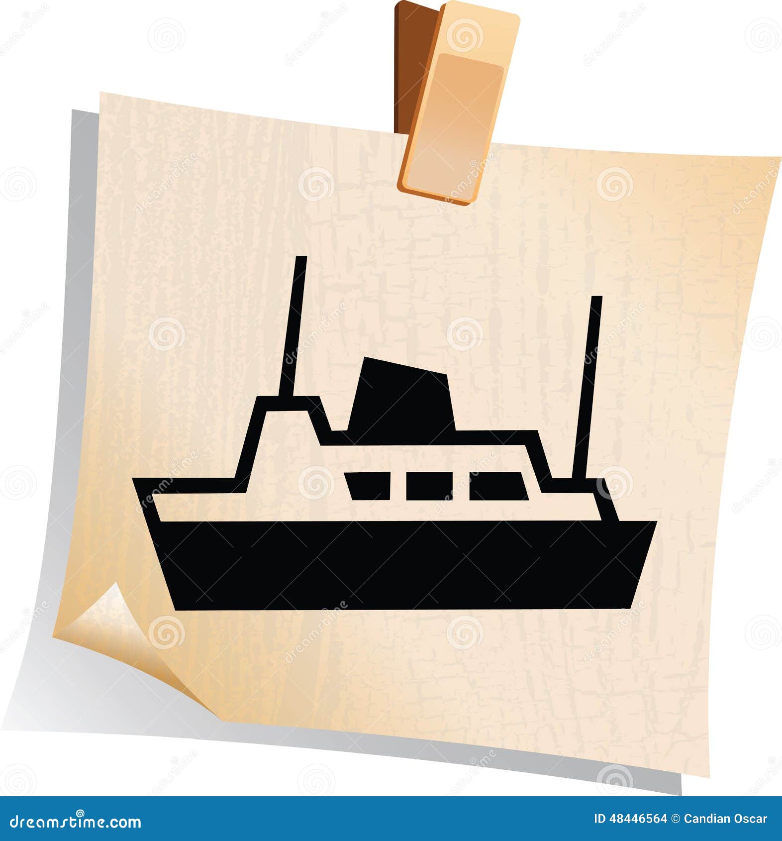 Stylized Boat Logo. Geometric Ship Icon. Yacht Symbol Vector ...