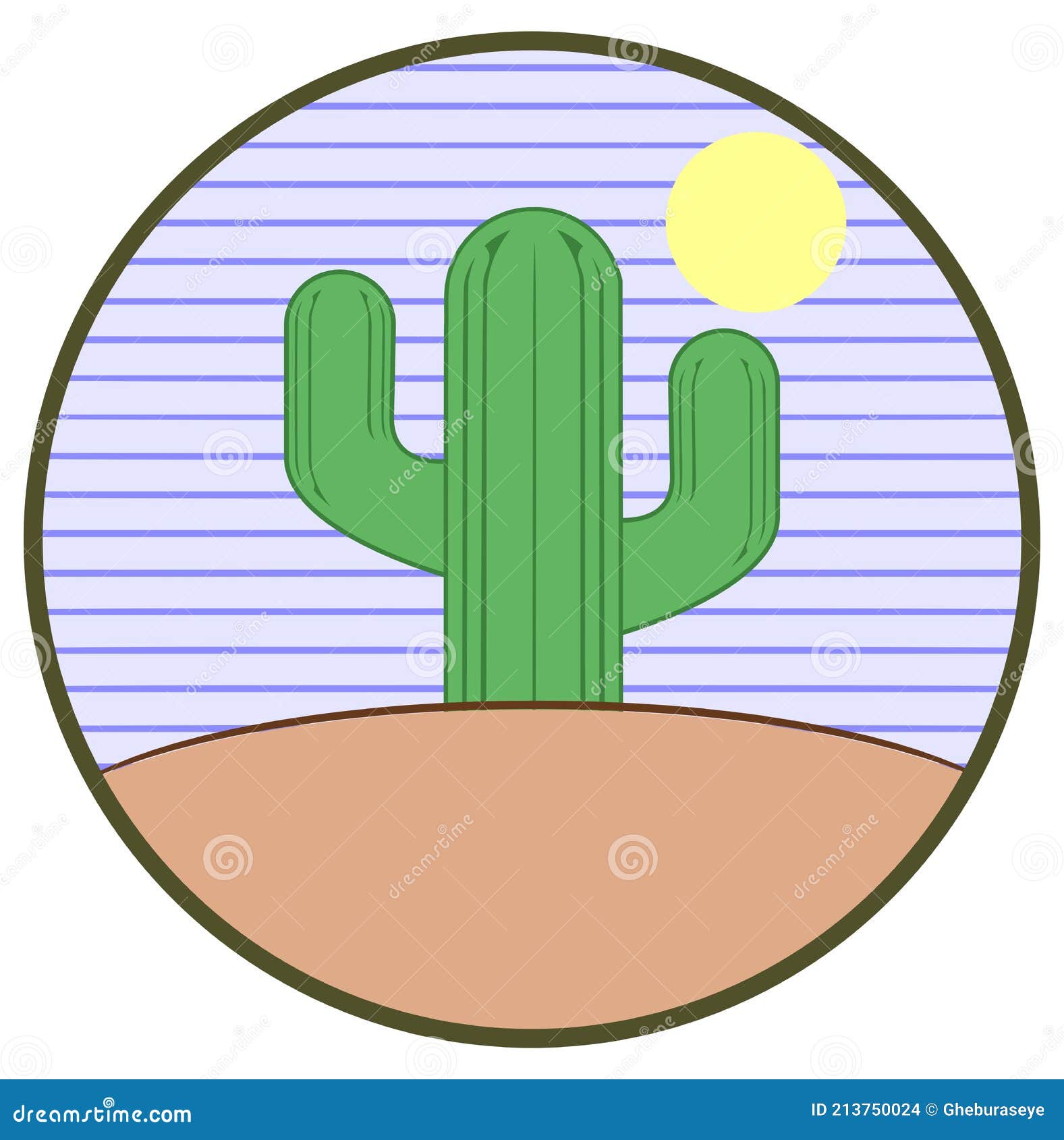 Stylized Cactus, Logo, Color, Colors, Isolated. Stock Vector ...