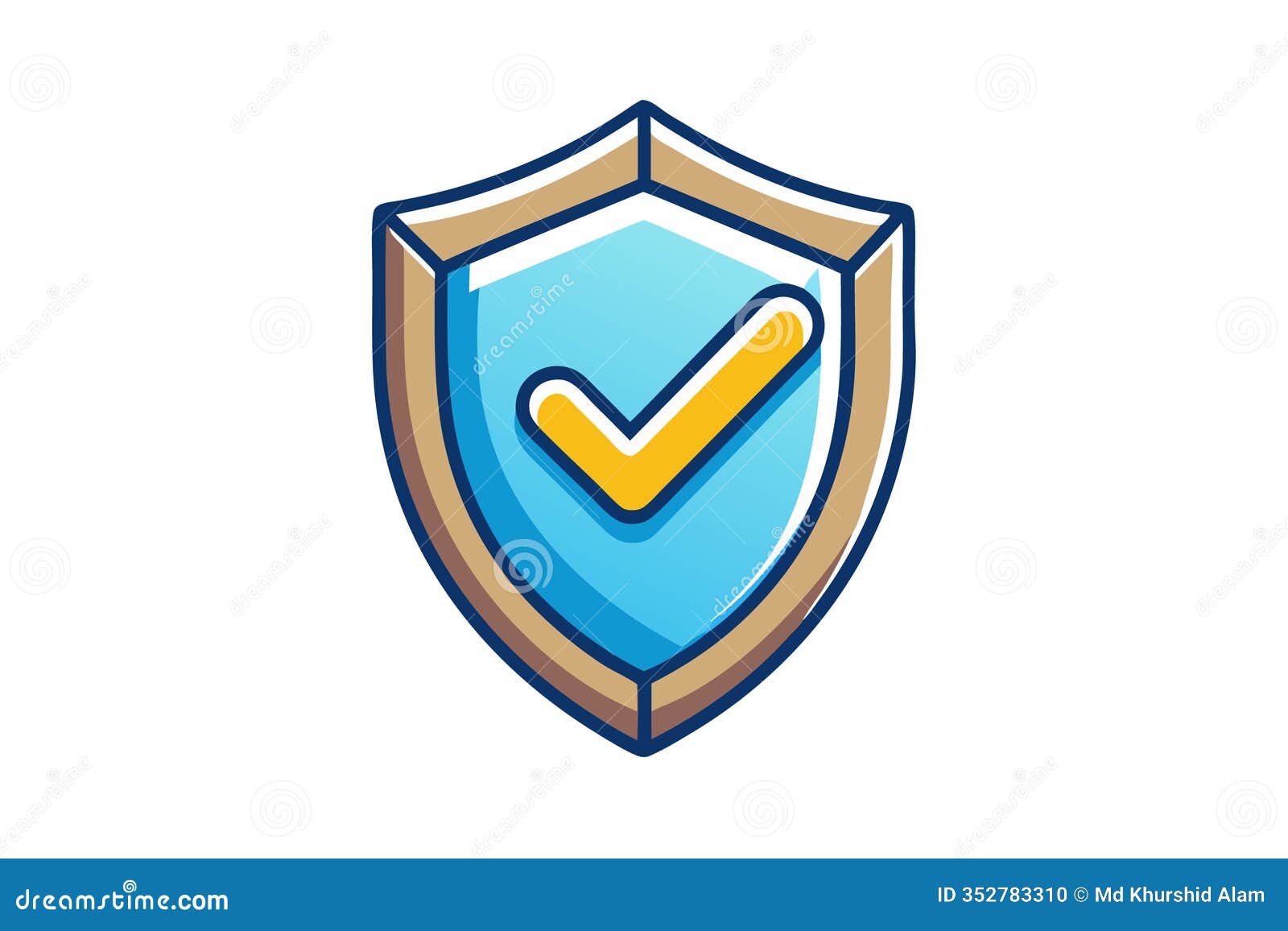 Cartoon Shield And Swords Vector Illustration | CartoonDealer.com #37016454