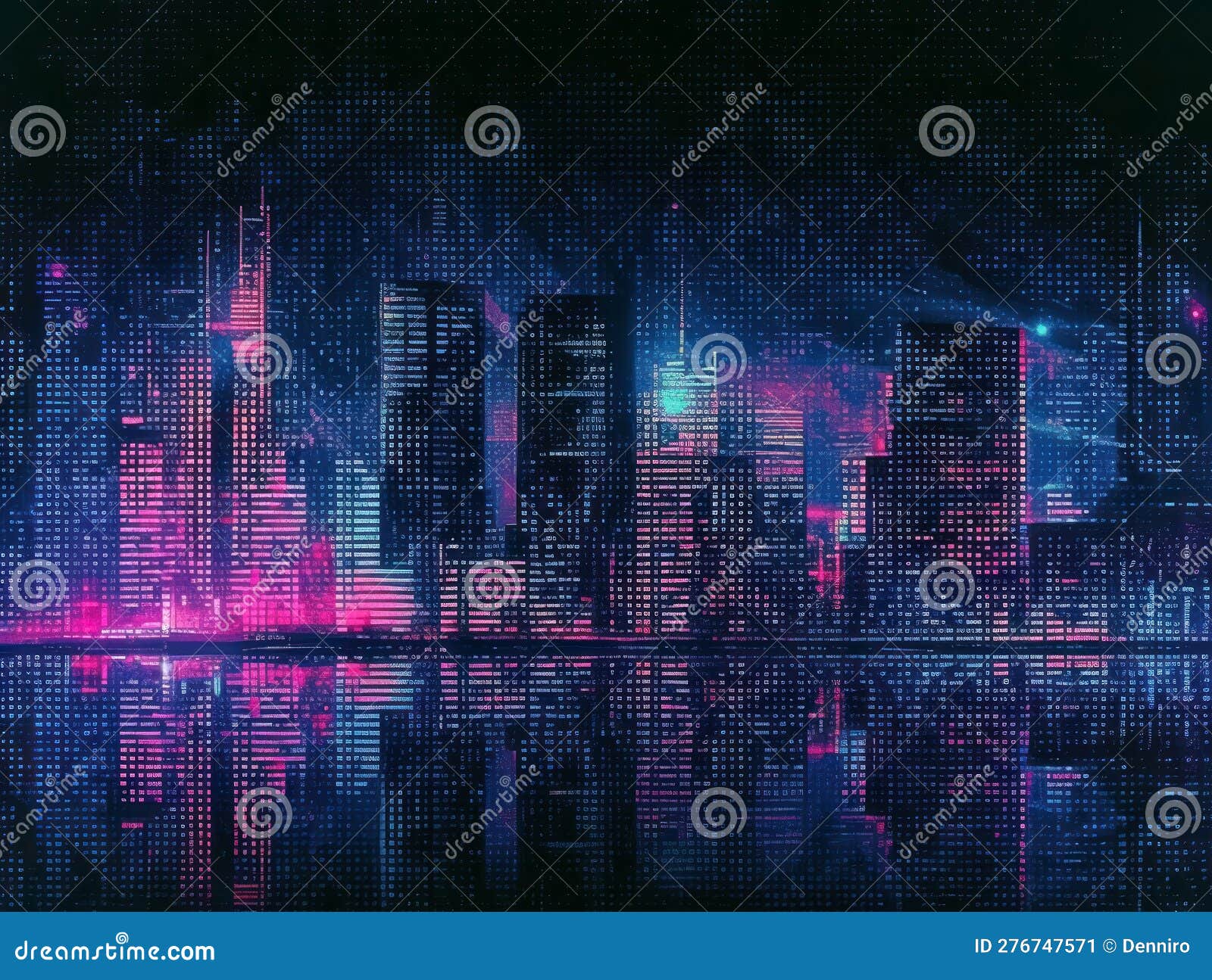 Stylized City In Stereographic View Stock Photography | CartoonDealer ...
