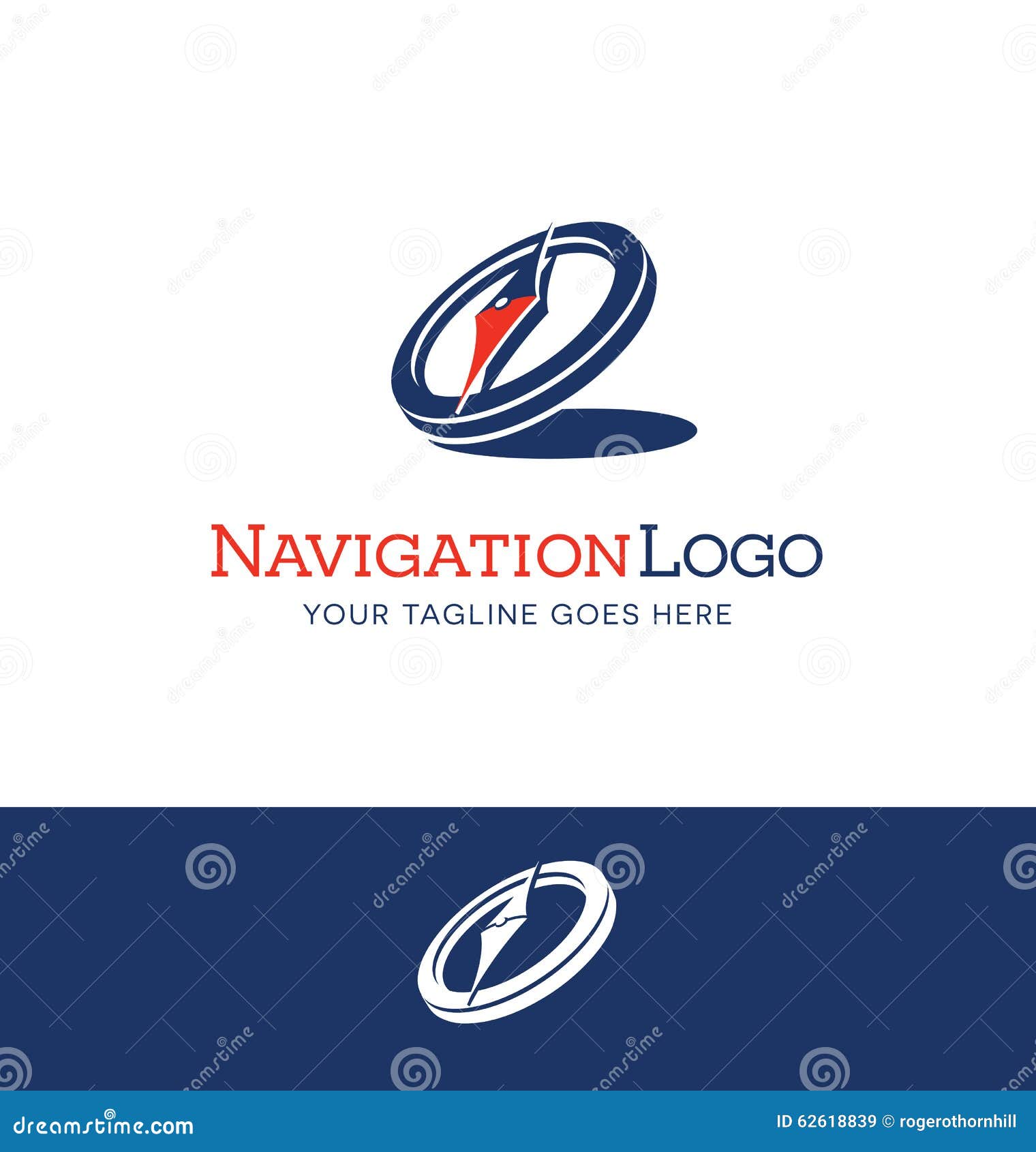 Stylized compass logo stock vector. Illustration of business - 62618839