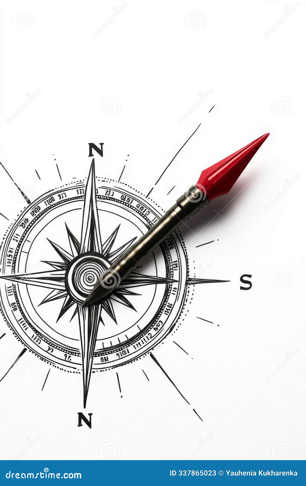 Achieving Goals through Focused Navigation Stock Illustration ...