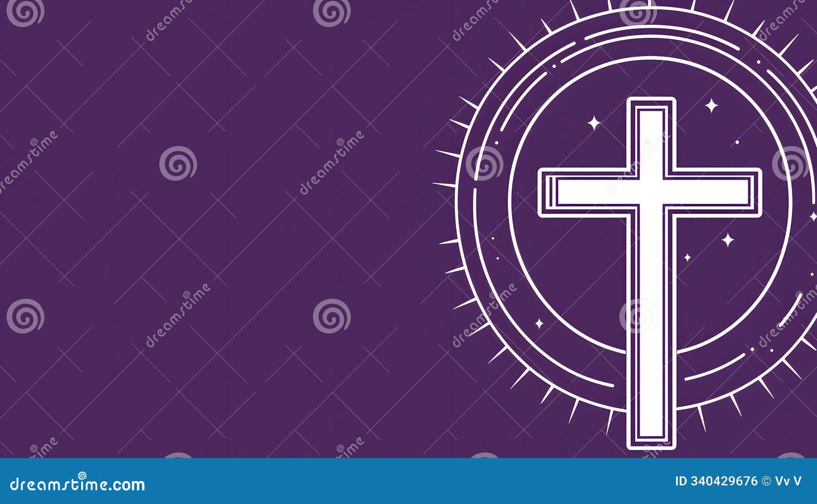 Stylized Cross Design on a Vibrant Background Stock Photo - Image of ...