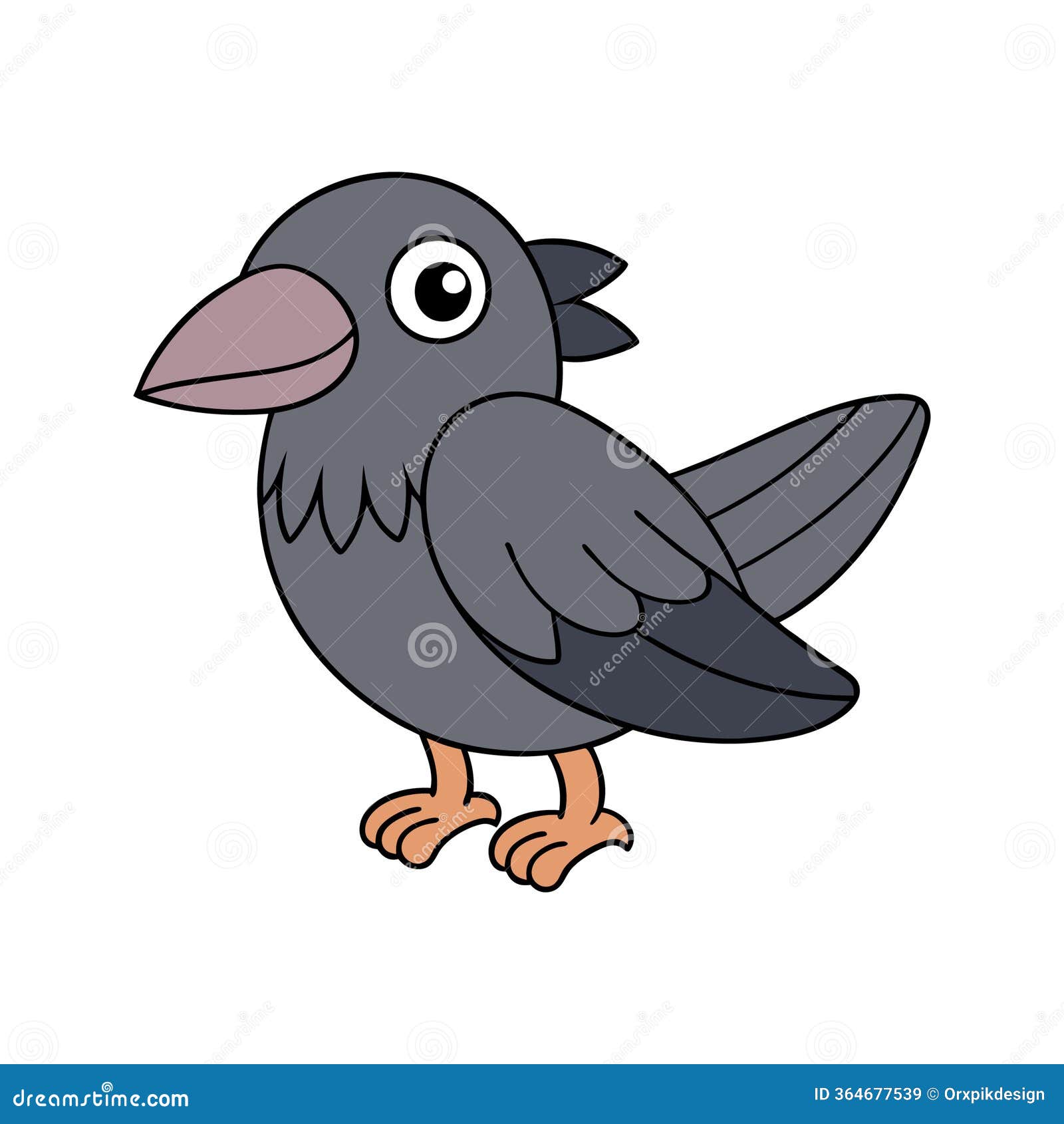 Stylized Crow Vector Set Raven & Bird Silhouette Illustrations ...