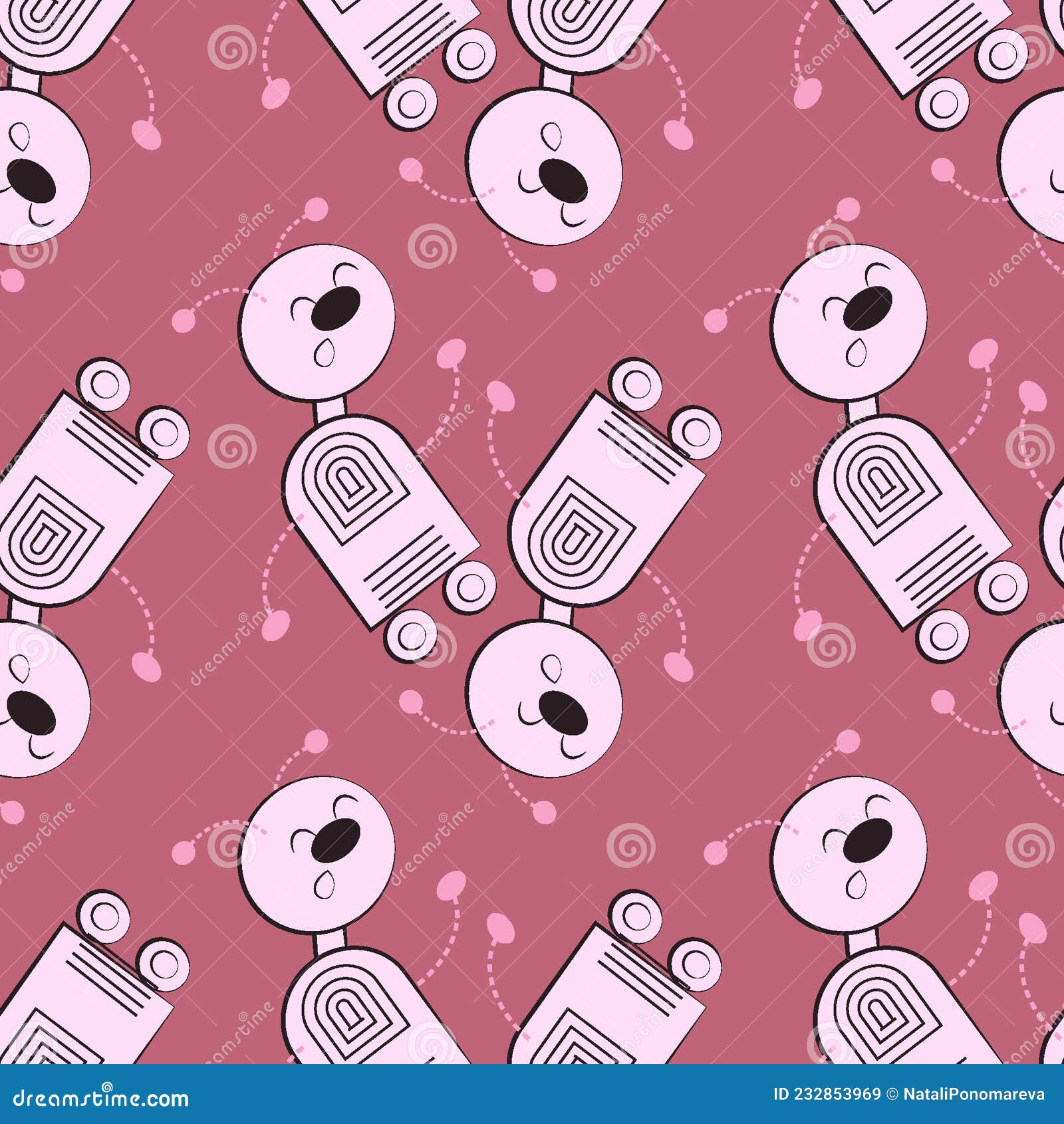 Stylized Dancing Robots - Graphics. Machine Revolt, Artificial ...