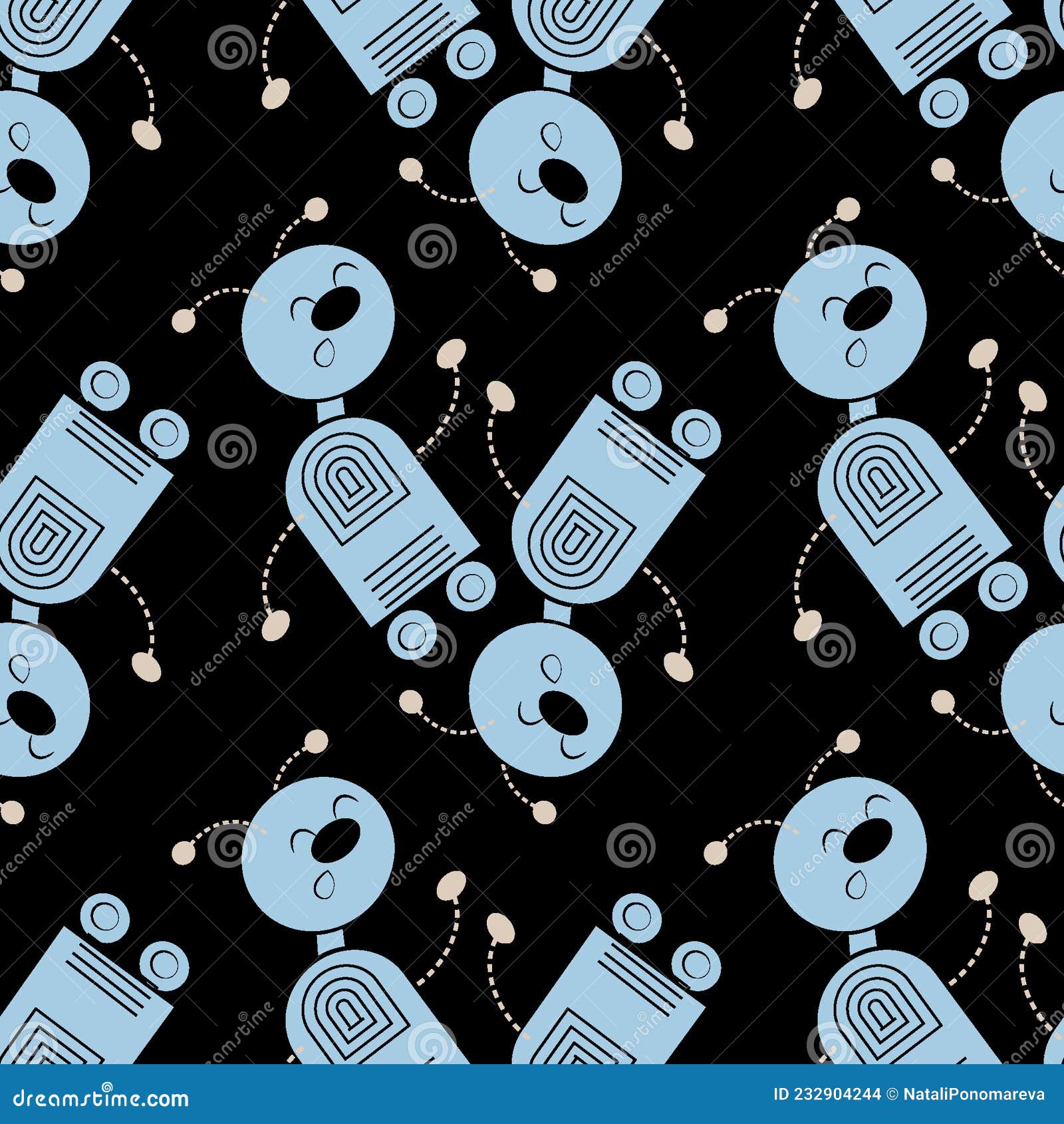 Stylized Dancing Robots - Graphics. Machine Revolt, Artificial ...