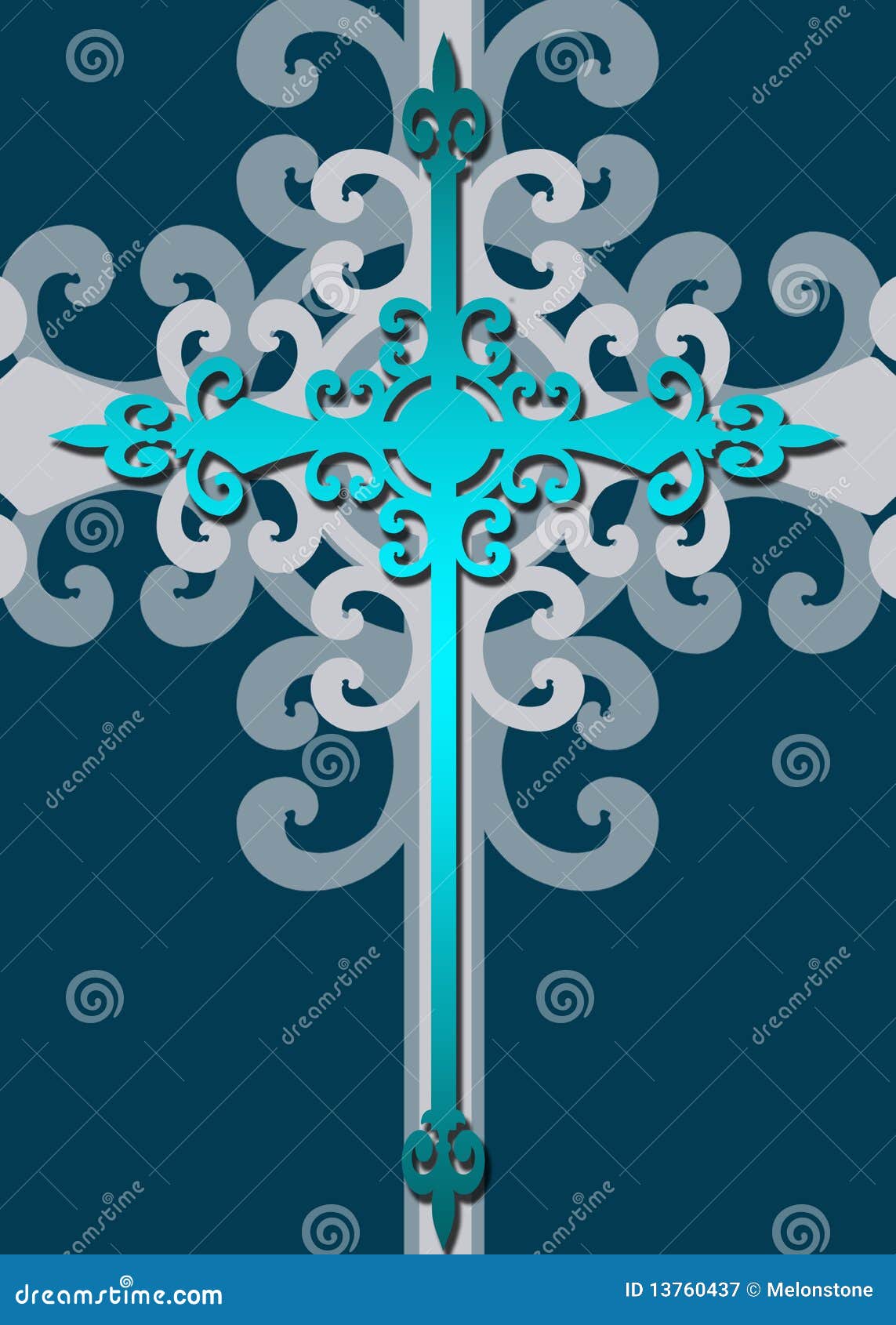 Turquoise Cross Clipart
