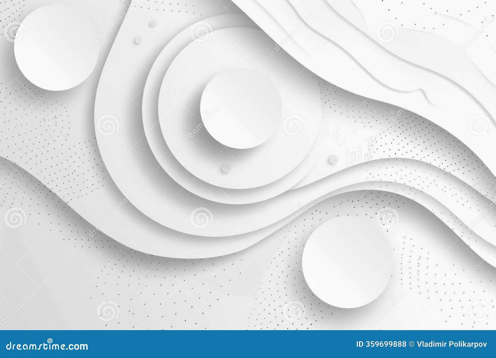 A Stylized Design Featuring Interconnected Circles and Wavy Patterns on ...