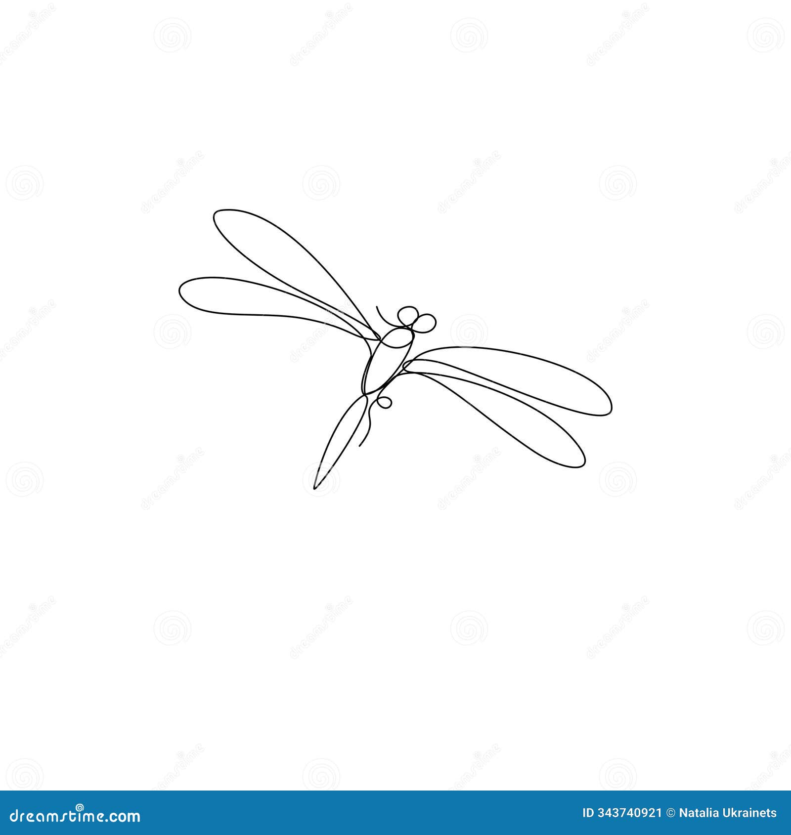 Stylized Dragonfly Logo Royalty-Free Stock Photo | CartoonDealer.com ...