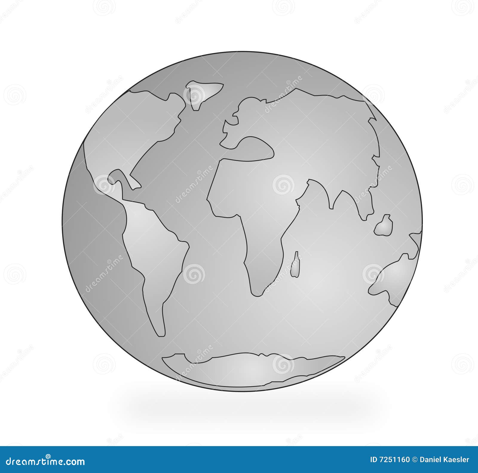 Stylized Earth Planet Globe 3d Icon Stock Photo | CartoonDealer.com ...