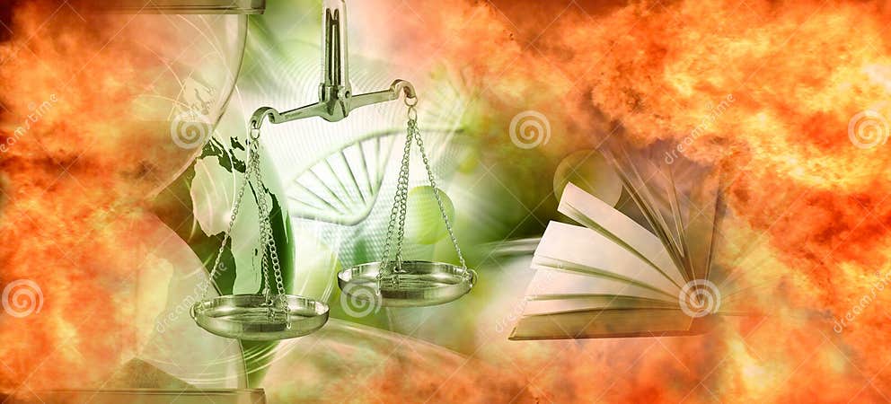 Stylized Figures of DNA Helices on Fire Stock Photo - Image of flames ...