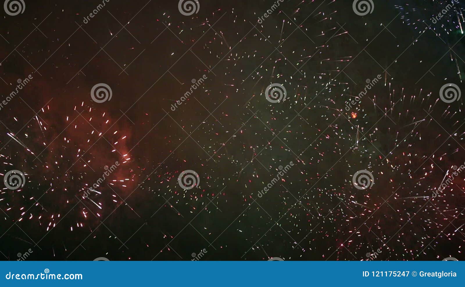 Stylized Fireworks Video Clip Stock Video - Video of evening, colorful ...