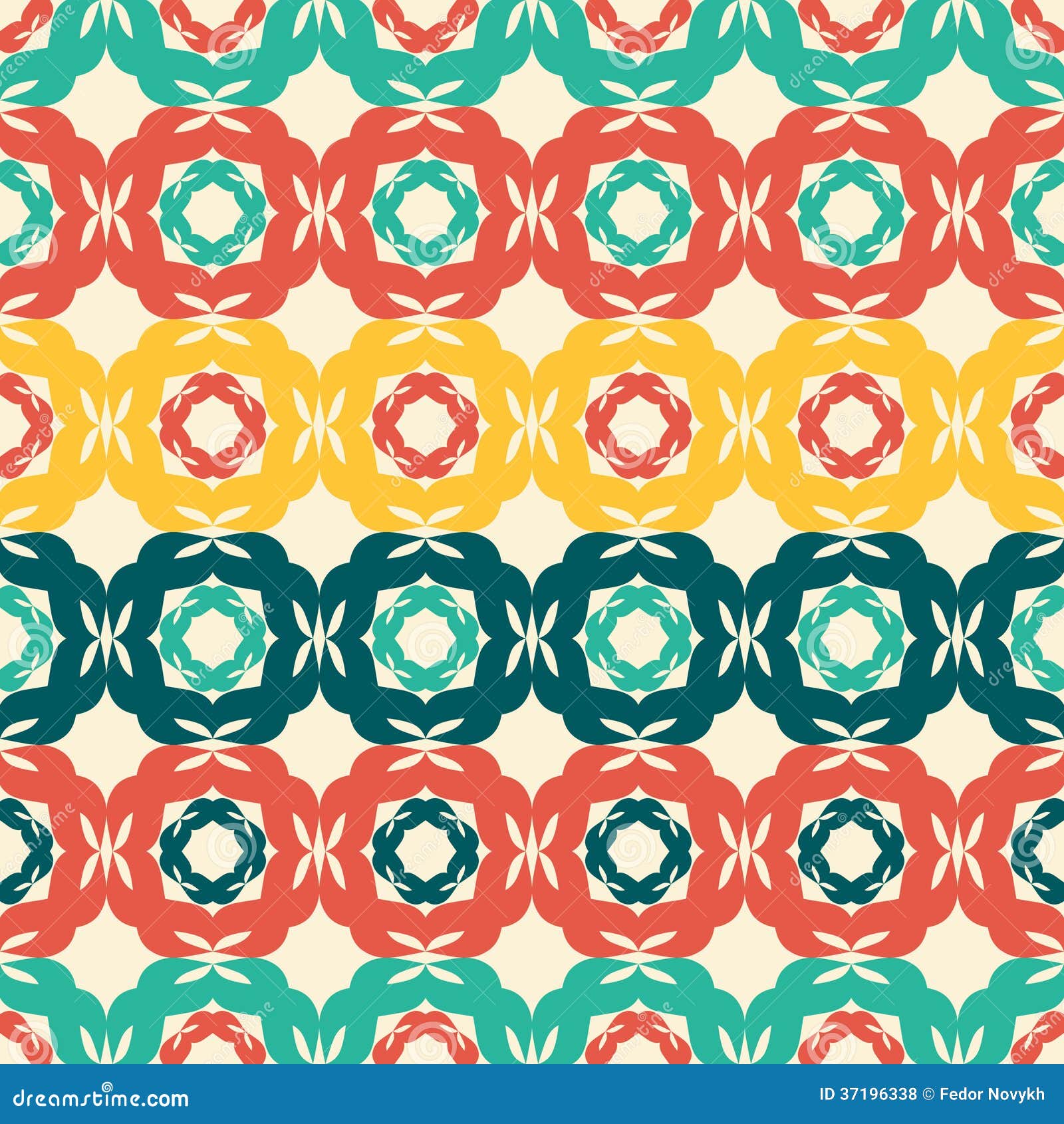 Stylized floral pattern stock vector. Illustration of elegant - 37196338