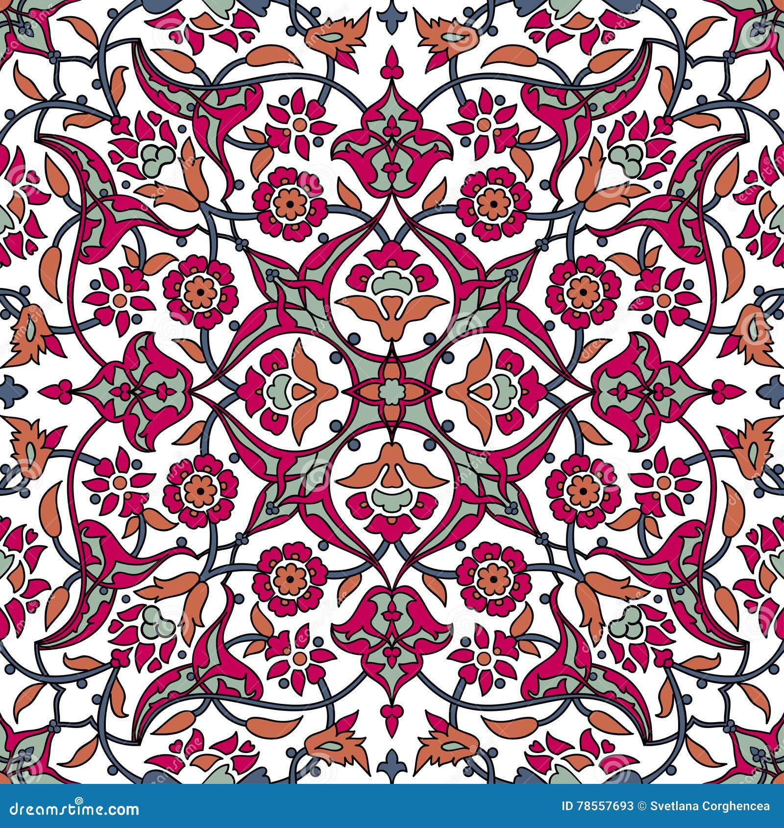 Retro Seamless Stylized Wallpaper Stock Illustrations – 37,483 Retro ...