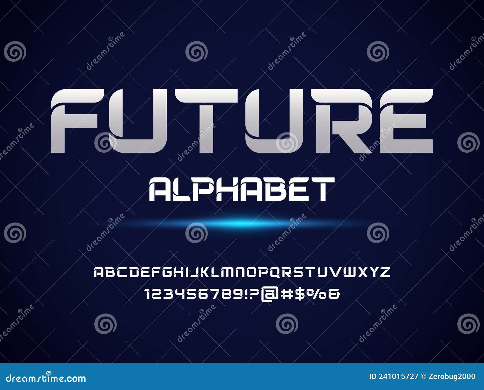 Stylized font stock vector. Illustration of typeset - 241015727