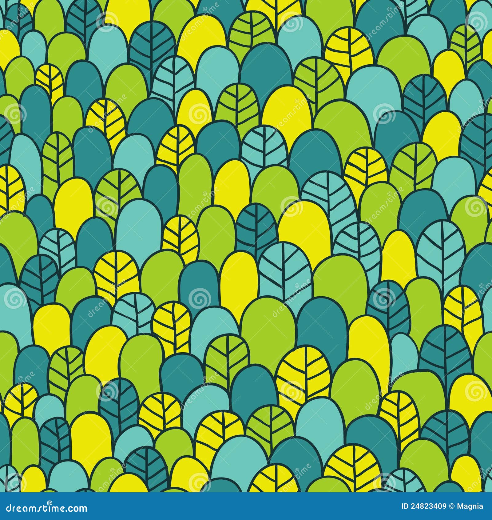 Stylized forest stock vector. Illustration of element - 24823409