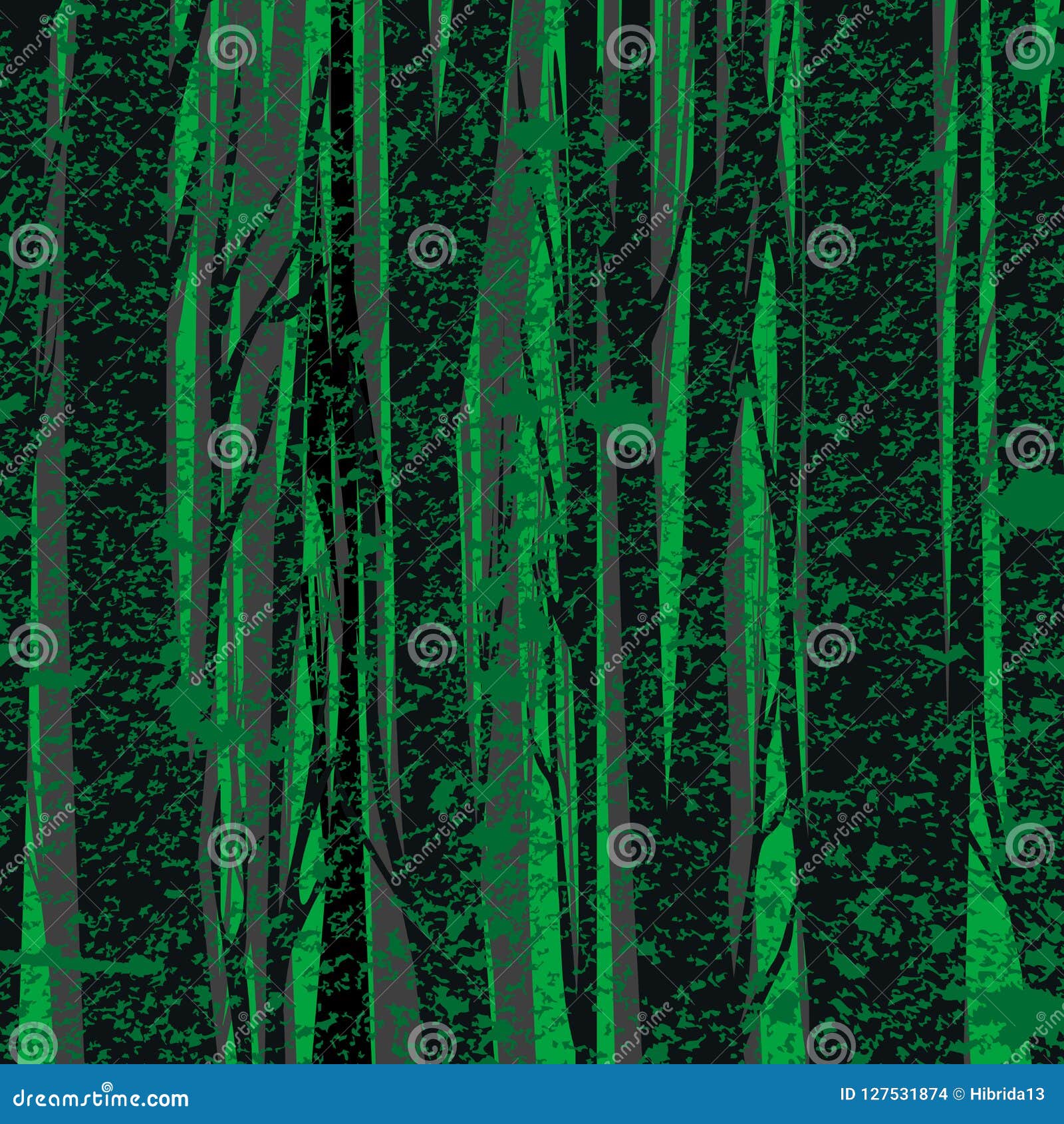 Stylized Forest Background Vector Illustration | CartoonDealer.com ...