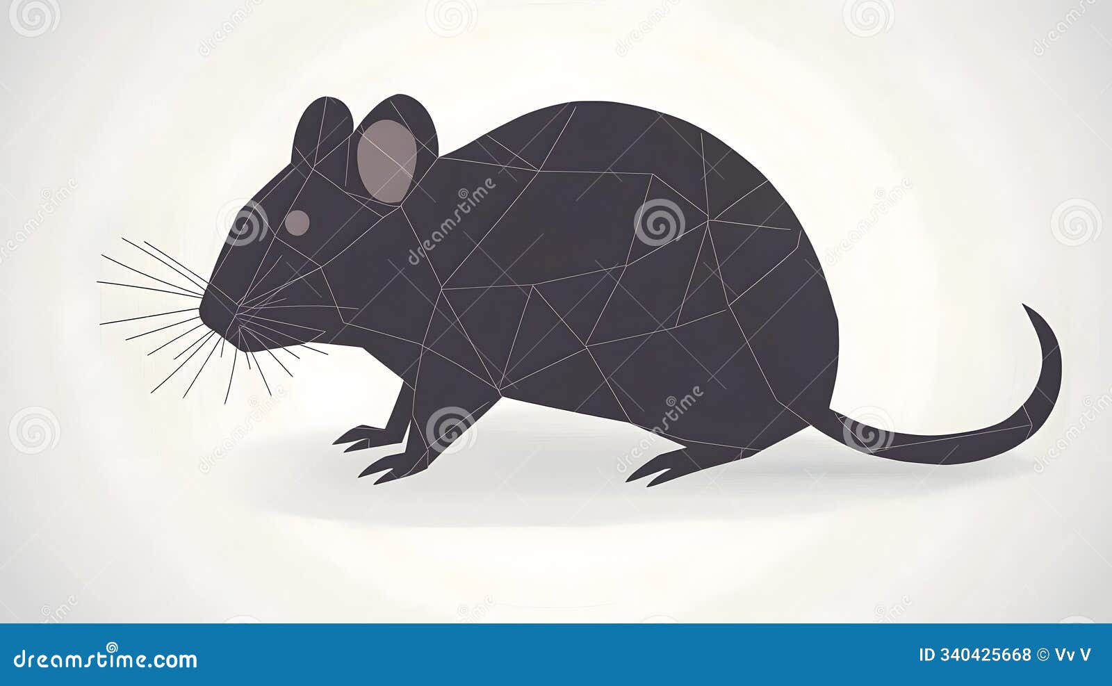Stylized Mouse Or Rat Stock Illustration | CartoonDealer.com #3296530