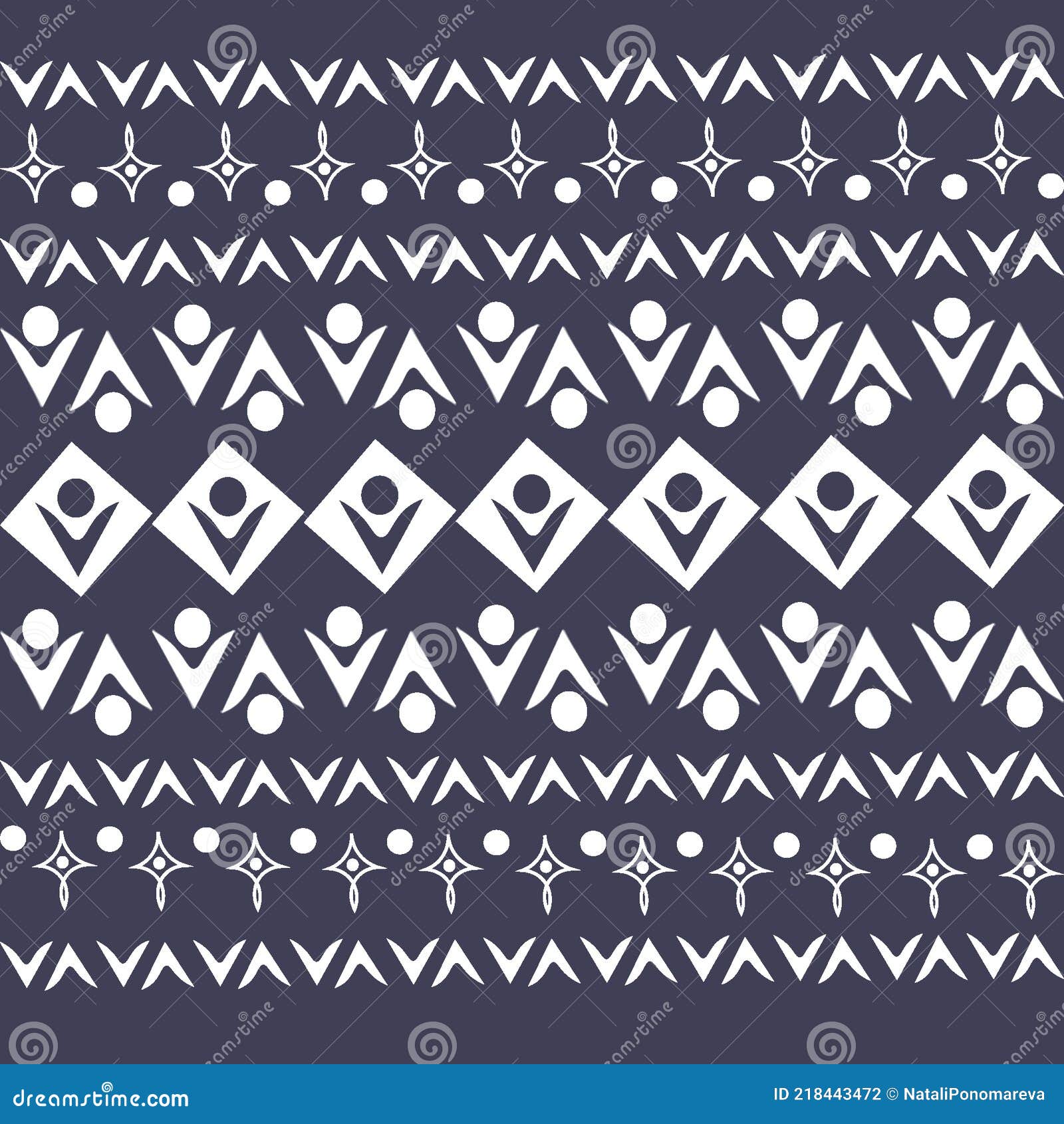 Stylized Geometric Pattern on a Square Background. Shape Stock Photo ...