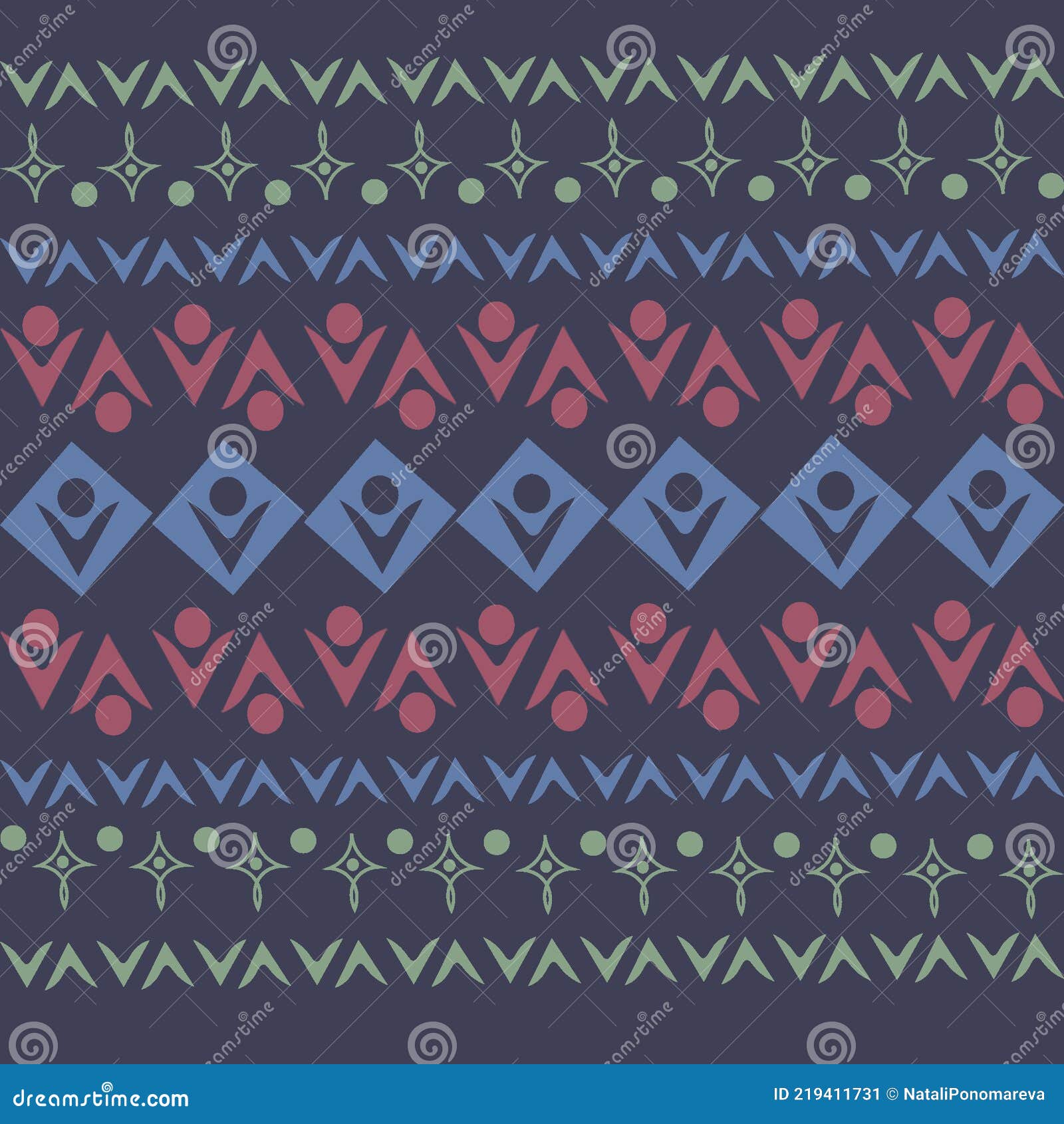 Stylized Geometric Pattern on a Square Background. Shape Stock ...