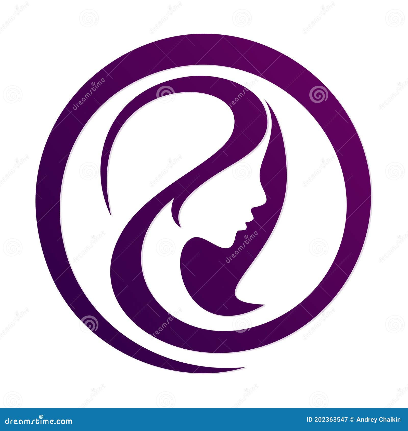 The Stylized Girl Symbol. Cartoon Vector | CartoonDealer.com #182680189