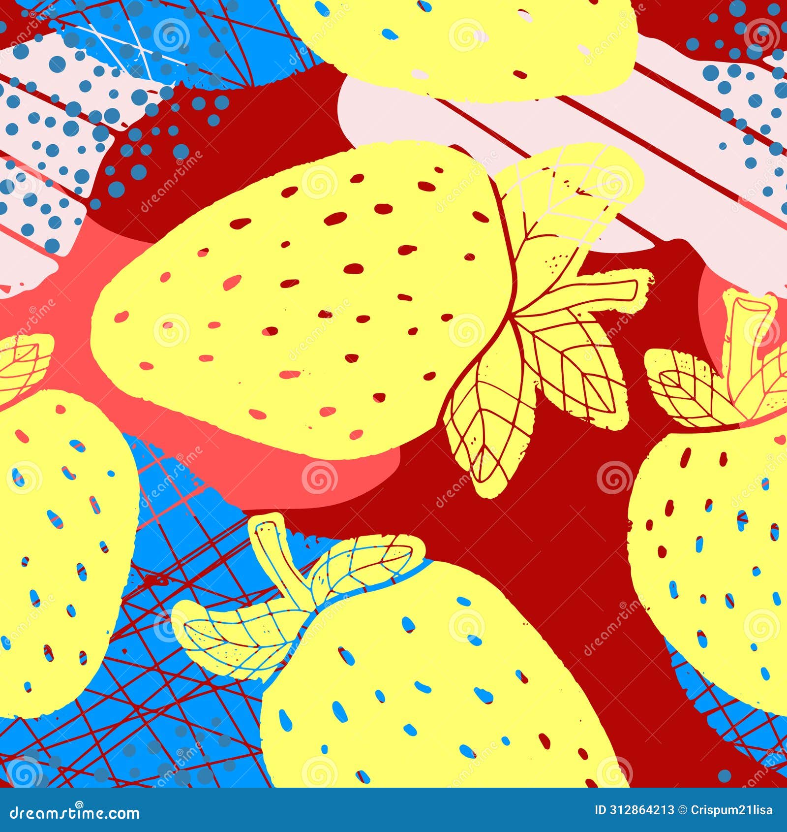 Stylized Graphic Vector Texture Seamless Pattern. Stock Vector ...