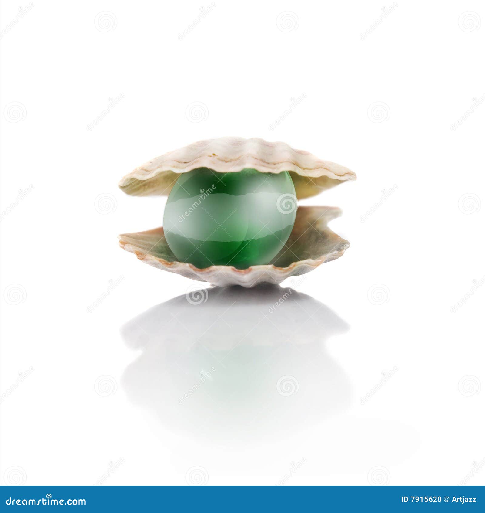 Stylized green pearl stock photo. Image of climate, discovery - 7915620