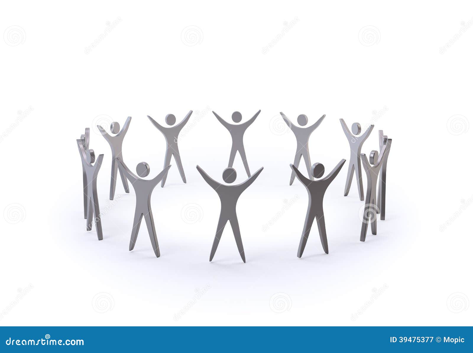 Stylized Group Of People Silhouettes Royalty-Free Stock Photo ...