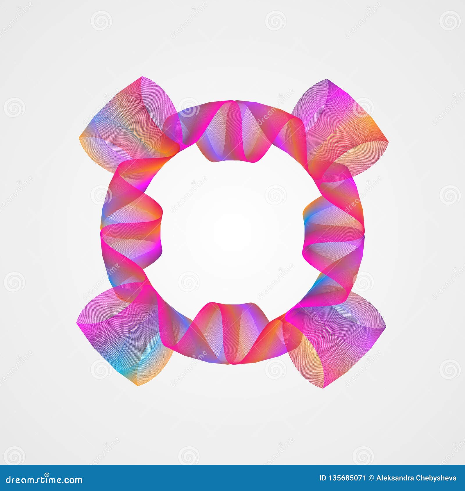 Gradient Frame With Roses. Raster Clip Art. Royalty-Free Stock Image ...