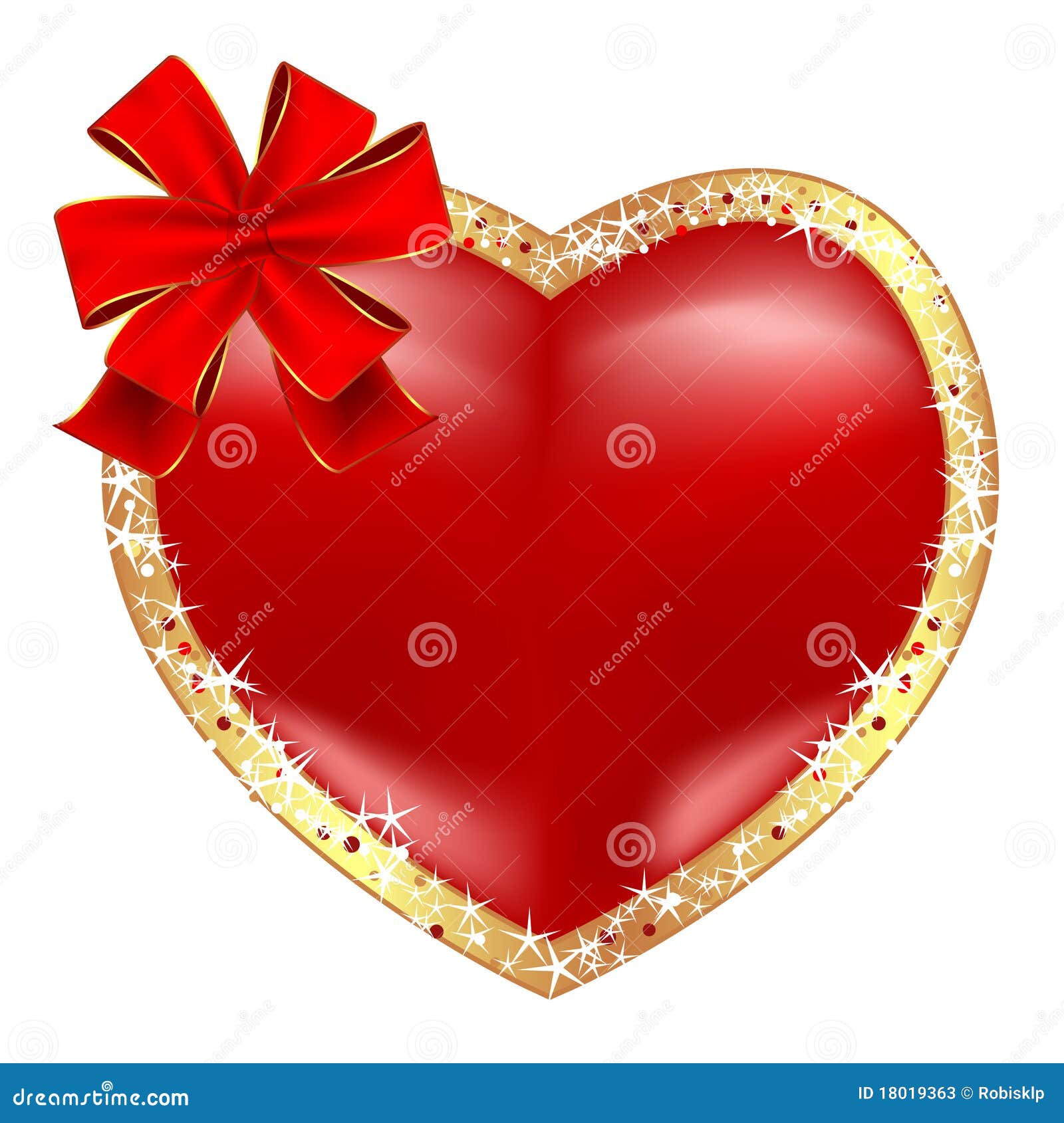 Stylized heart stock vector. Illustration of celebration - 18019363