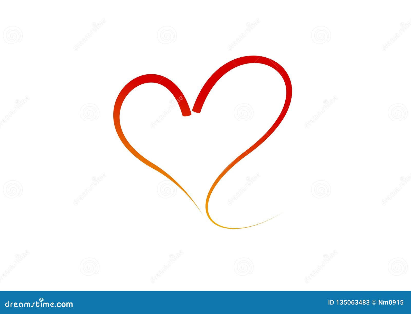 Stylized Heart - Vector Isolated Image Stock Image - Illustration of ...