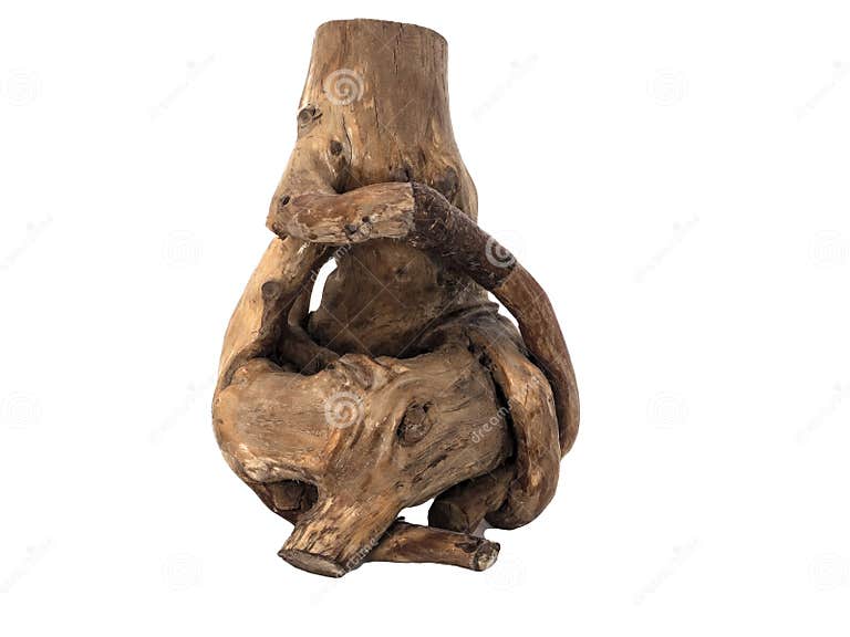 Stylized Human Figure Made from Tree Roots Stock Image - Image of roots ...