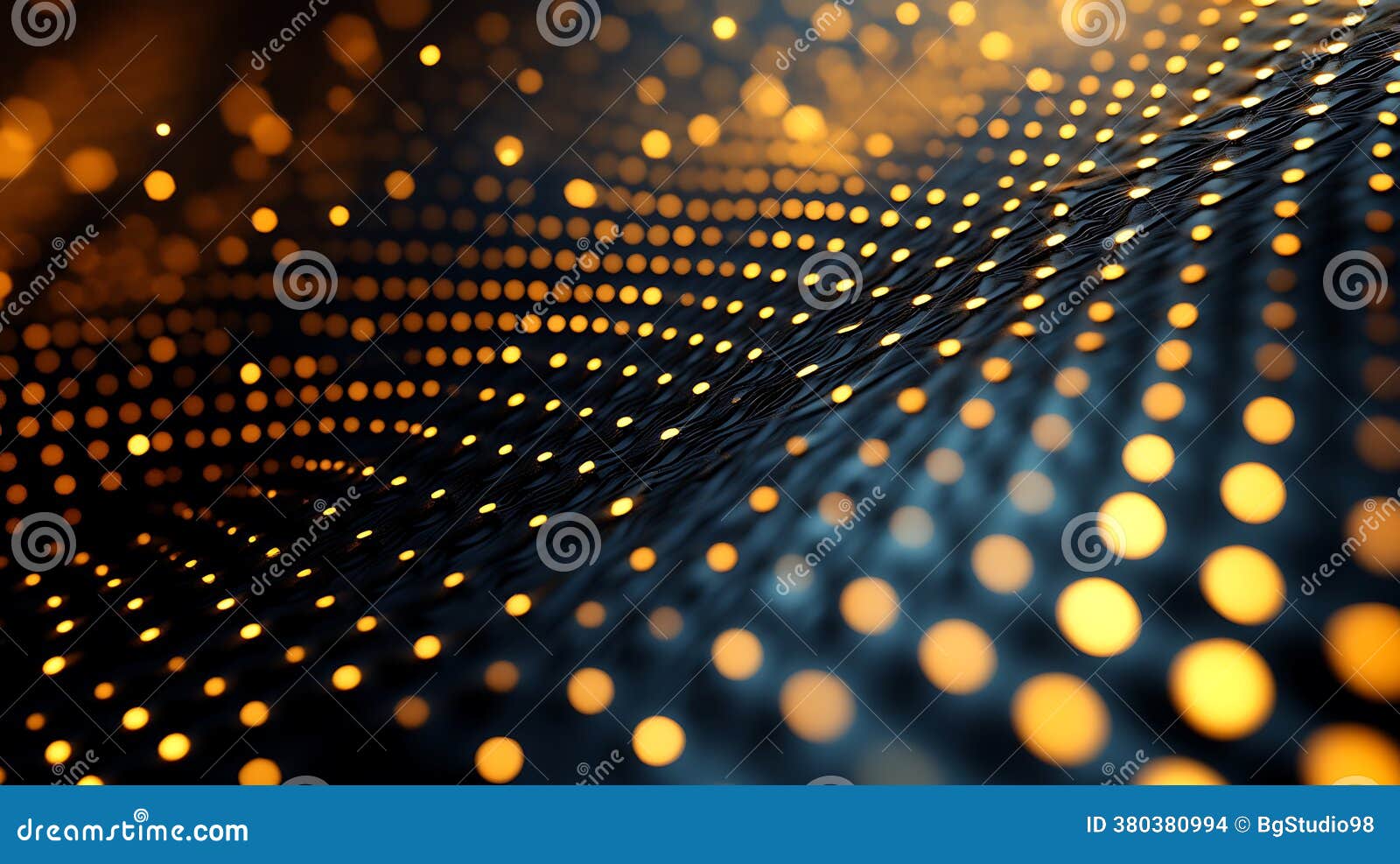 Technological Wave Of Dots And Lines. Technology Background Concept. Big Data Visualizations ...