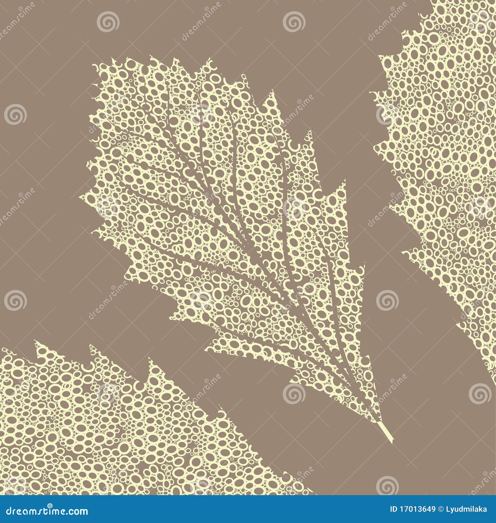 The stylized leaf_1 a stock vector. Illustration of botany - 17013649