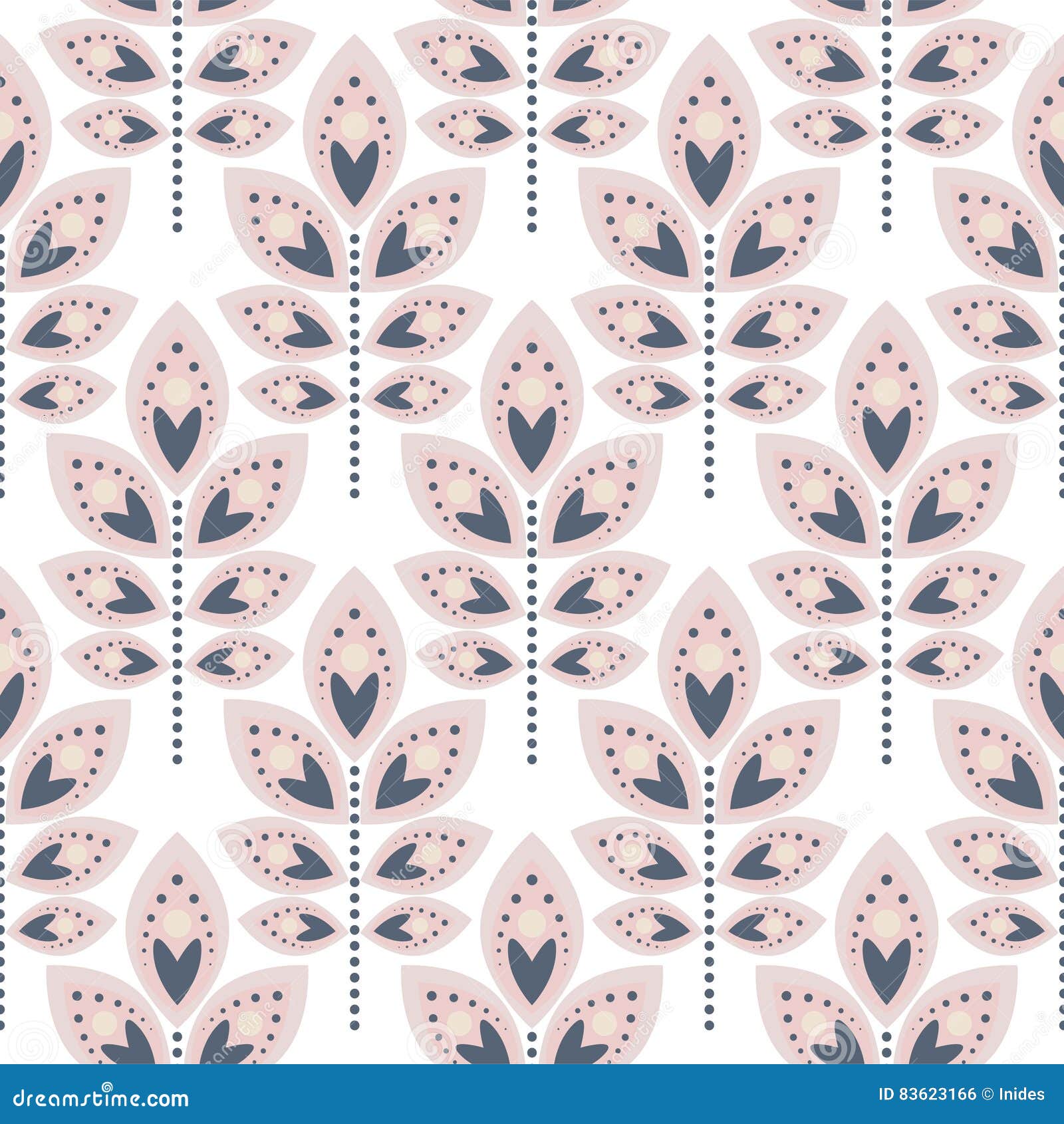 Stylized Leaf Pattern. Vector Illustration | CartoonDealer.com #90824512