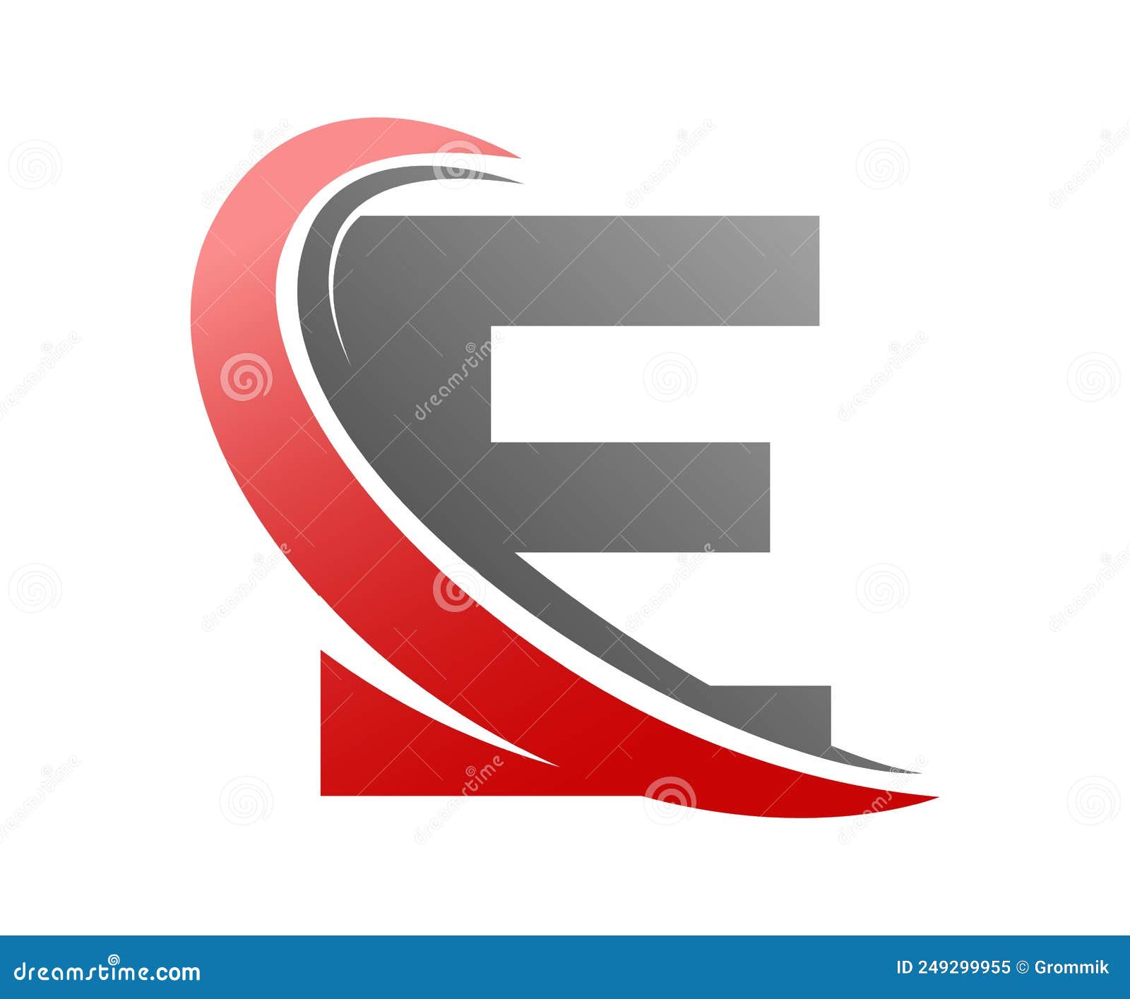 Stylized Letter E for Monogram, Logo, Sticker Emblem and Creative ...