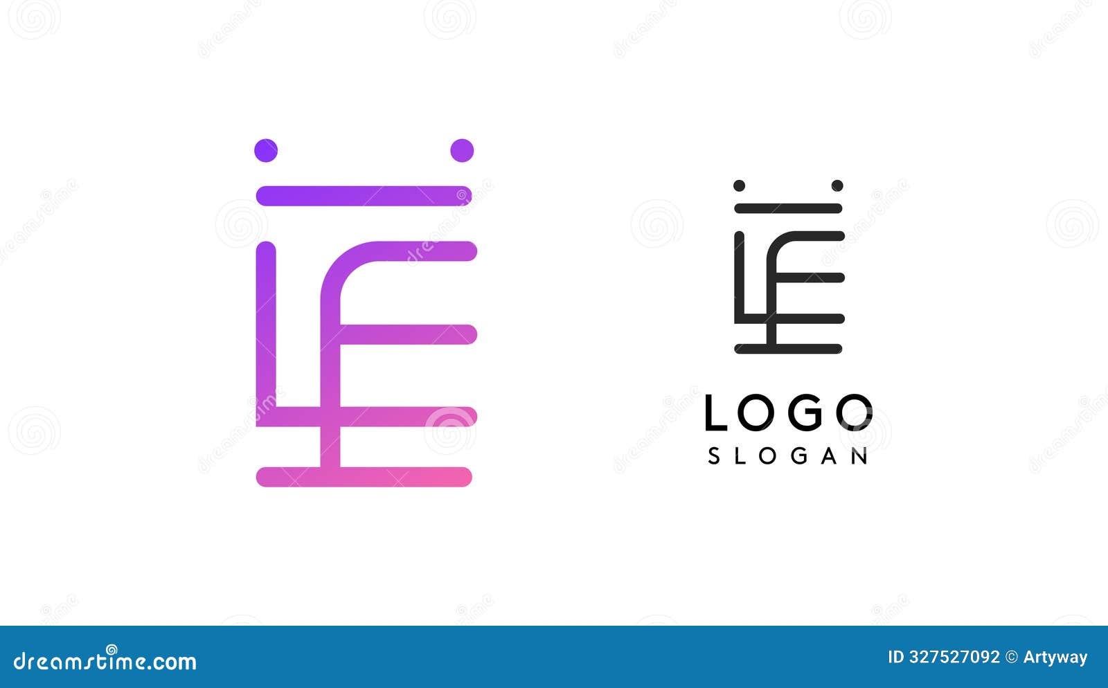 Stylized Letter E, Tech-inspired Typography Logo, Unique ...