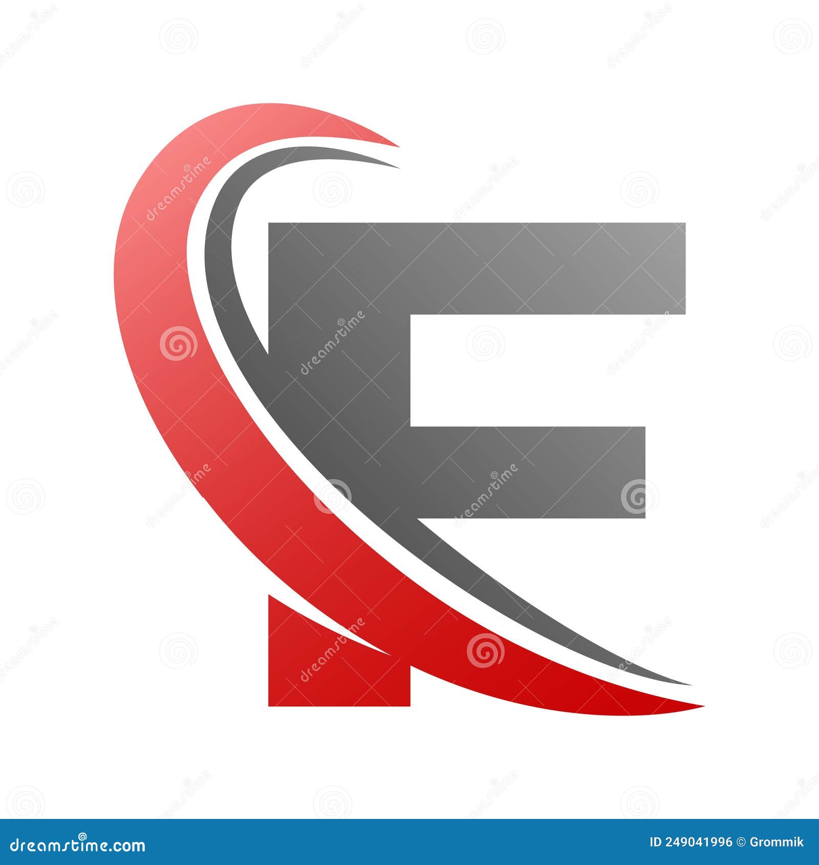 Stylized Letter F for Monogram, Logo, Sticker Emblem and Creative ...