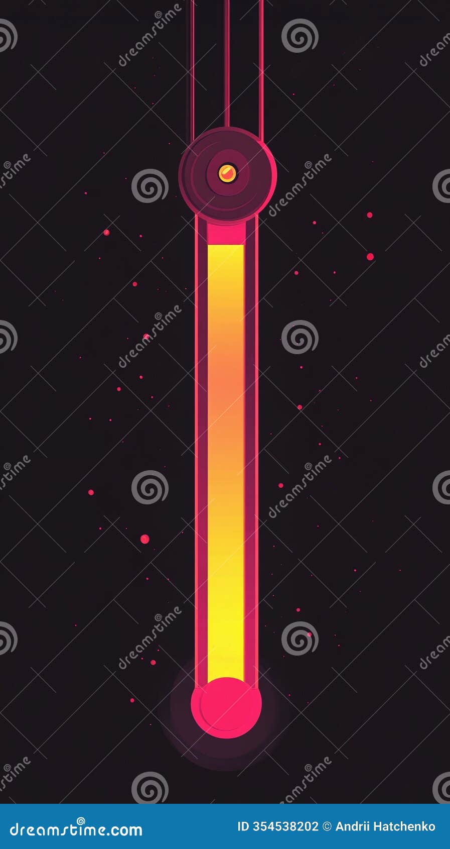 Stylized Loading Bar Illustration Symbolizing Progress in a Corporate ...