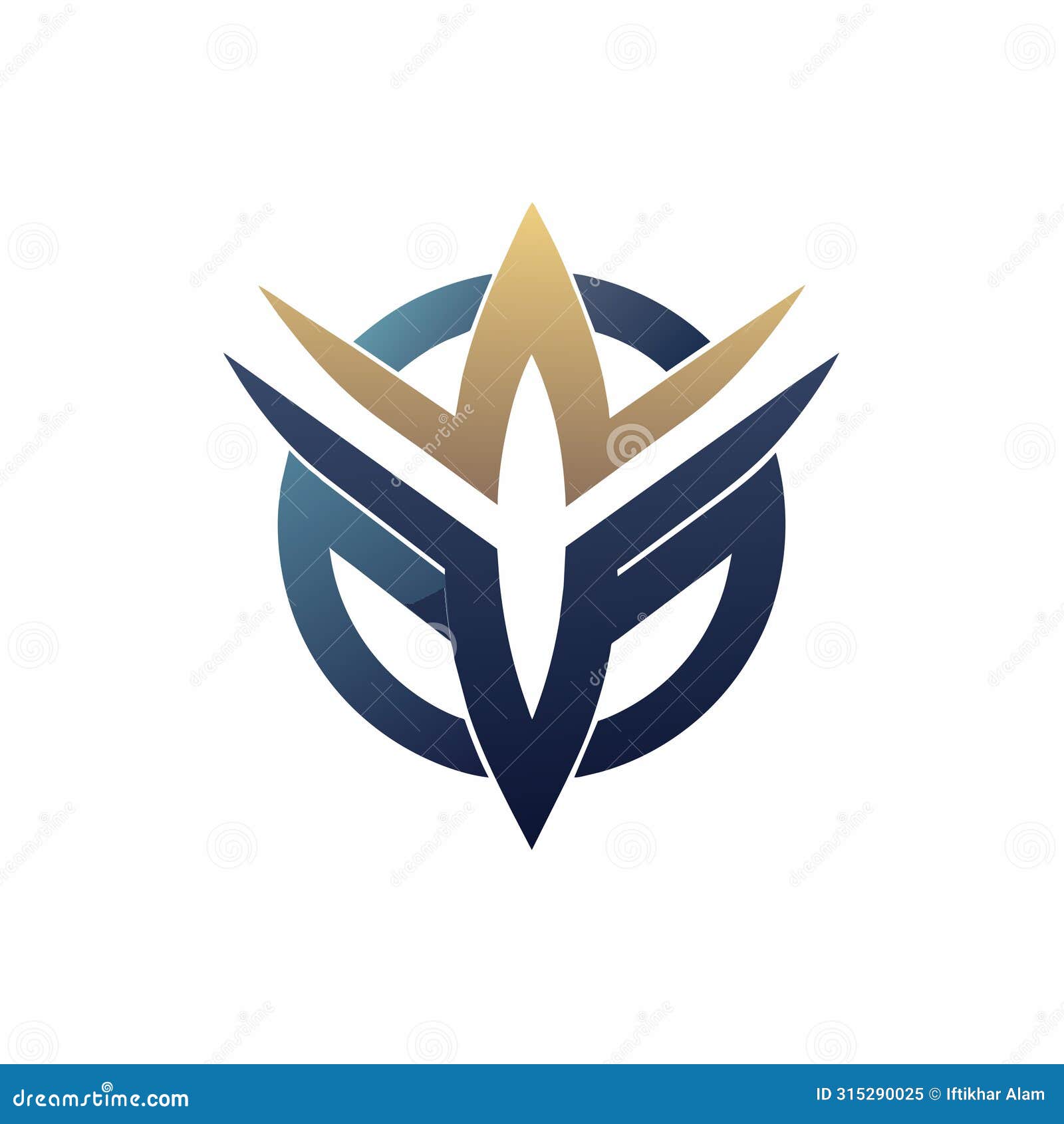 A Stylized Logo Design with a Minimalist Symbol and Subtle Interplay of ...