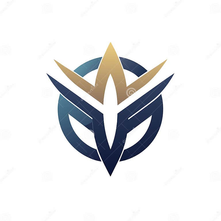A Stylized Logo Design with a Minimalist Symbol and Subtle Interplay of ...
