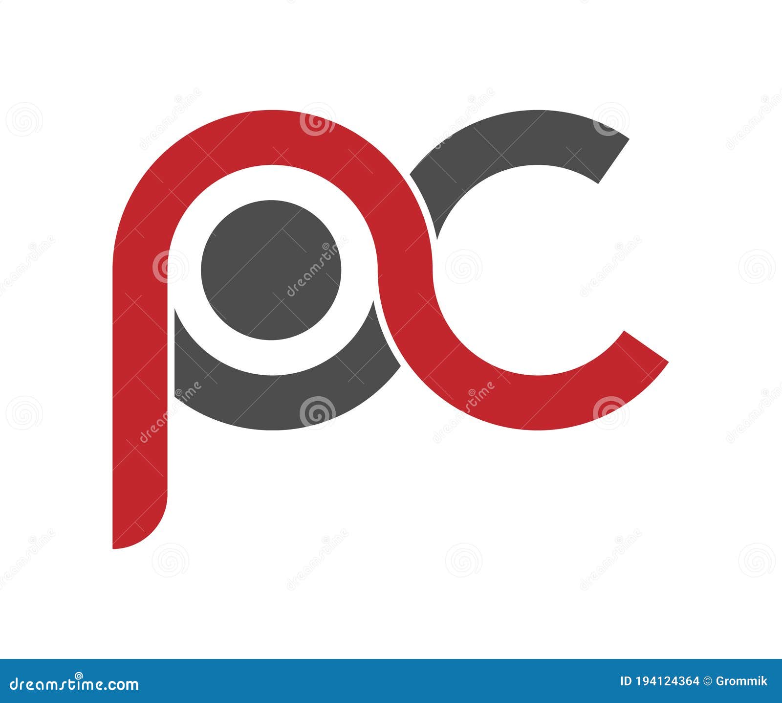 Stylized OO Monogram Logo Design With Overlapping Two Letters O, Loops ...